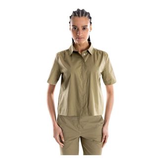 Marella Femme, Blouses et Chemises, Vert, Taille: 42 FR Cotton Shirt