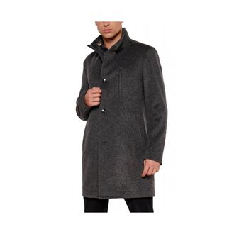 HUGO BOSS H Hyde Standup - - Coats - Herren - Grau - L