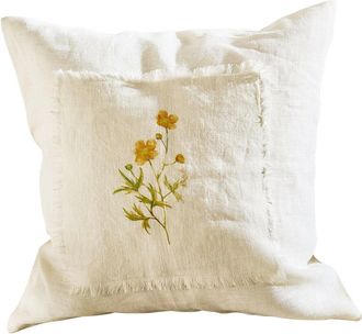 Loberon Kissenh&uuml;lle Coudrisse, Creme