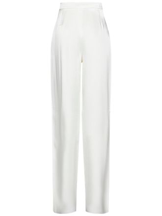 Max Mara Womens Trousers Studio White Acetate