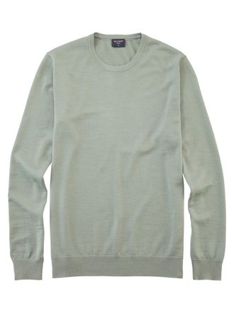 Olymp Herren Pullover Rundhals Casual.Strick,Single Jersey,978 Knit Regular fit,graugr&uuml;n 48,4XL