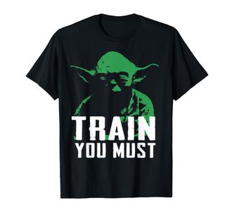 Star Wars Yoda Train You Must Two Tones Portrait T-Shirt