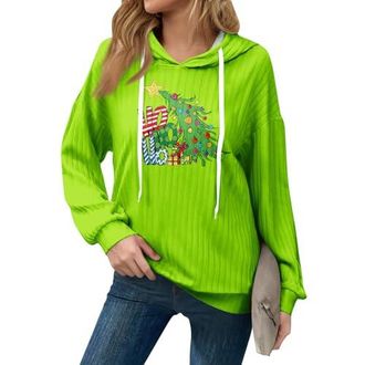 Generic Le Grinch Sweat A Capuche Femme The Deguisement Noël 2025 Pulls Polaire Moche Vêtements Plaid Pull Pyjama Noel Femmes De Christmas Chaud Sweatshirts H