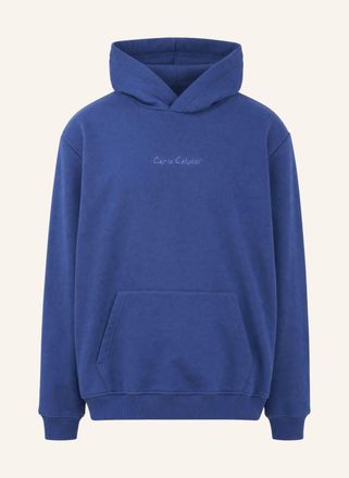 Carlo Colucci Carlo Colucci Oversize Hoodie - Human Canvas Framba blau