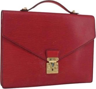 Louis Vuitton Serviette Vintage Epi doccasion - Femme - Pre-owned - Rouge - Taille: ONE Size