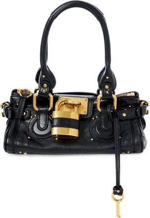 Chlo&eacute; Small Paddington Bag In Grained Leather