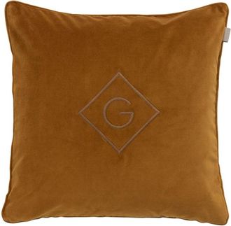 GANT Velvet G Cushion 50X50 Suede Brown 50X50