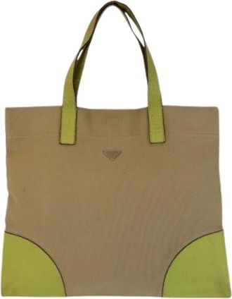 Prada Damen, Pre-Owned, Beige, ONE SIZEGröße