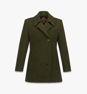 MCM Mantel aus Loden KHAKI WOOL