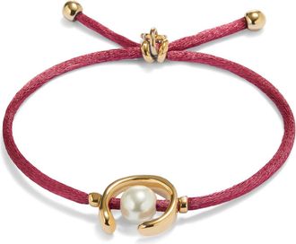 Uno De 50 UNO de 50 Armband aus Malvenschnur, mit 18 Karat vergoldeter Muschelschale., Mediano, Gold, Kein Edelstein