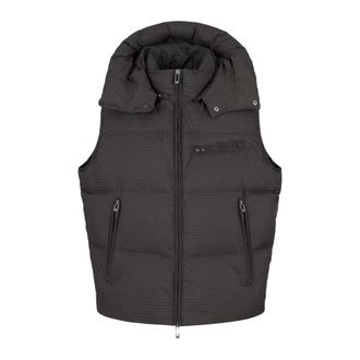 Emporio Armani Nylon Puffer Vest - - Jackets - Herren - Grau - L