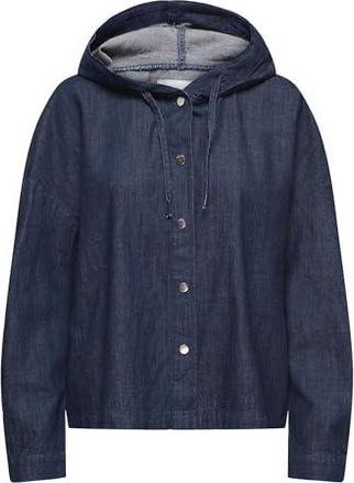 Only Only Hooded Onllizzy DNM T-Shirt à Capuche AKM, Bleu foncé Denim, XS Femme