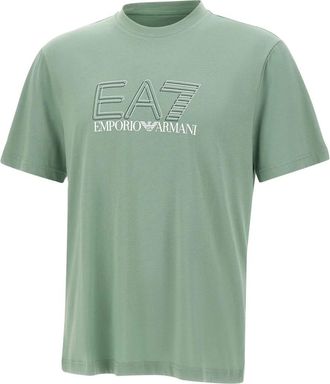 Emporio Armani Emporio Armani Ea7, Homme, Tops, Vert, Taille: 2XL Visibility T-Shirt