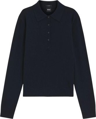 HUGO BOSS Pull-over polo Falonsi - Femme - Pulls - Bleu - Taille: 40 FR