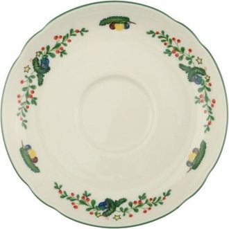 SELTMANN WEIDEN [DL] Marieluise Teeuntertasse 13 cm rund mit Relief Weihnachten [RAB] [SP] UVP: 9,00