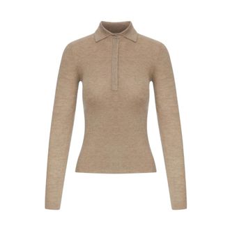Max Mara Polo Chemises - Femme - Tops - Beige - Taille: 38 FR