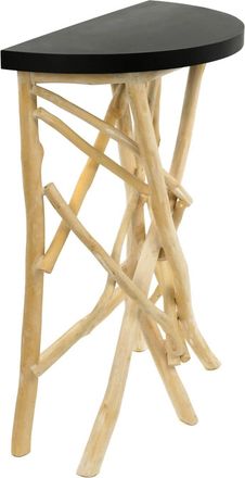 Licht-Erlebnisse Nachttisch Beistelltisch Treibholz 82 cm hoch wohnlich MOK Holz Ablage Wohnzimmer Schlafzimmer Flur Möbel