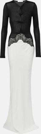 CHRISTOPHER ESBER Maxikleid mit Spitze