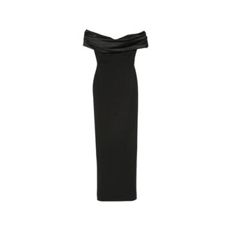 Solace London Os48023 Abendkleid - - Dresses - Damen - Schwarzk - 2XS