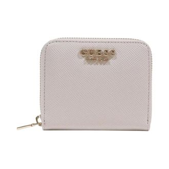 Guess Femme, Accessoires, Beige, Taille: ONE Size Portefeuille zipp&eacute; avec poches int&eacute;rieures