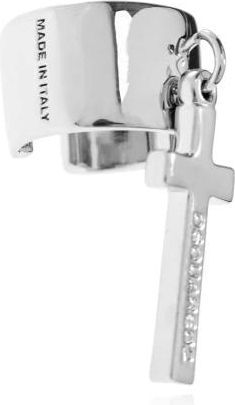 Dsquared2 Homme, Accessoires, Gris, Taille: ONE Size Manchette doreille en laiton avec motif religieux