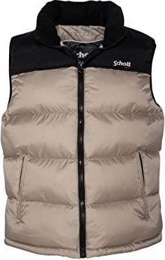 Schott NYC Doudoune sans manches ref 50339 Beige - Bei - L