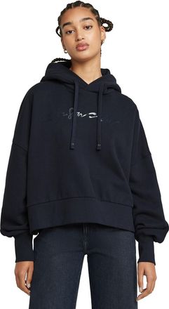 G-Star G-Star Damen G-Script Oversized Hooded Sweater, Blau (Osaka Blue D25168-D562-3873), XS