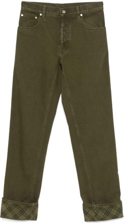 Burberry Jeans mit umgeschlagenem Saum - Grün