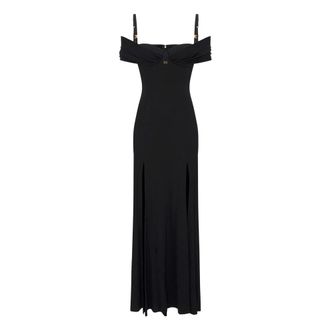 Elisabetta Franchi Damen, Kleider, Schwarzk, MGr&ouml;&szlig;e