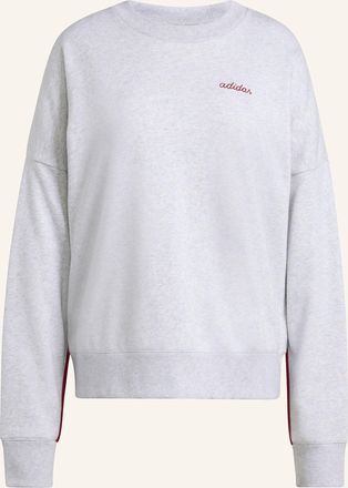adidas Seasonal Essentials Colorpop Sweatshirt Mit Aufgestickter Grafik grau