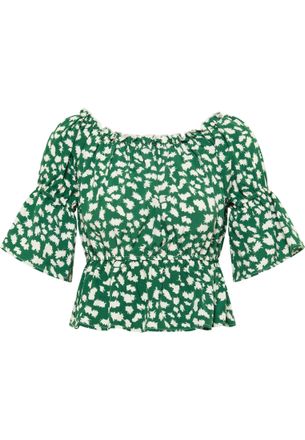 Mymo Bluse Damen gr&uuml;n