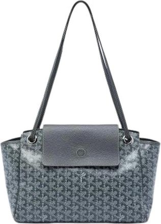 Goyard Pre-owned Sac bandouli&egrave;re vintage - Femme - Pre-owned - Gris - Taille: ONE Size