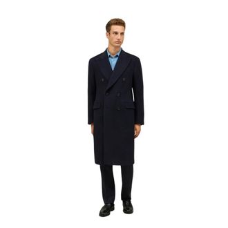Boglioli Homme, Manteaux, Bleu, Taille: M Manteau B-Line en cachemire