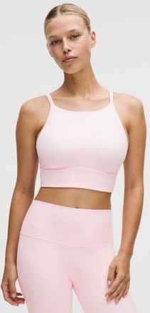 lululemon Brassi&egrave;re Focuser &agrave; encolure haute Maintien l&eacute;ger, bonnets C et D pour Femmes - Rose - Taille 2XS