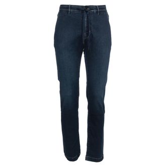 Jacob Cohen Slim Fit Jeans mit amerikanischen Taschen - - Jeans - Herren - Blau - W40