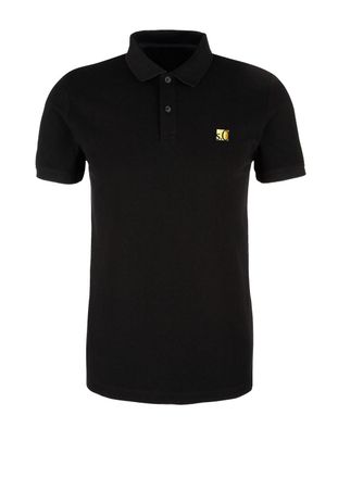 s.Oliver Herren Poloshirt (DE/NL/SE/PL, Alphanumerisch, 3XL, Regular, Regular, schwarz/Gold)
