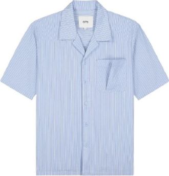 Arte Homme, Chemises, Bleu, Taille: XL Blocks Shirt