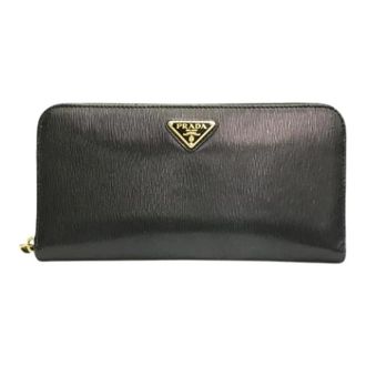 Prada Pre-owned Vintage Langb&ouml;rse (Bifold) - - Pre-owned - Damen - Schwarzk - ONE SIZE