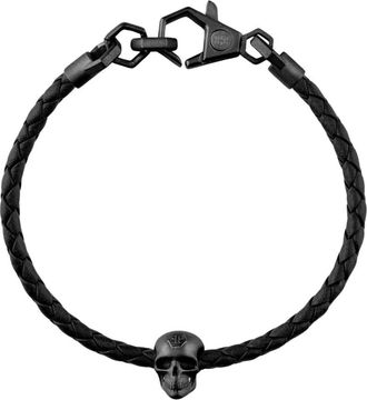 Philipp Plein Homme, Accessoires, Noir, Taille: ONE Size Bracelet