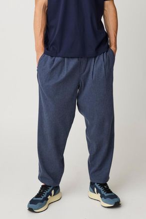 Knowledge Cotton Apparel Herren vegan Hose Ozone Relaxed Flannel Vintage Indigo