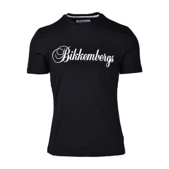 Dirk Bikkembergs Homme, Tops, Noir, Taille: L Collection de T-shirts en Coton &Eacute;l&eacute;gants