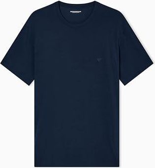 Emporio Armani Soft Modal T-Shirt, Bleu, M Homme