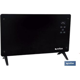 cofan Glasplatten-Strahlungskonvektor mit Fernbedienung und App-Steuerung (1500 w) 79 x 23 x 49 cm