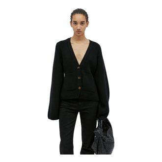 Khaite Femme, Pulls, Noir, Taille: 40 FR Scarlet Cardigan