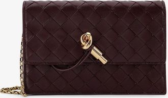 Bottega Veneta Leather crossbody bag with Intrecciato motif - BOTTEGA VENETA - gender_Woman