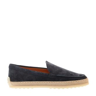 Tod's Blaue Wildleder Hausschuhe Loafer - - Shoes - Damen - Blau - 36 EU