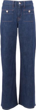 7 For All Mankind Lotta Halona sans couture avec poches plaqu&eacute;es