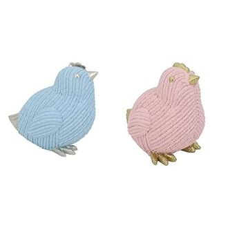 DKD Home Decor Dekorative Figur der Marke Kunstharz, Vogel, 15,5 x 12 x 14,5 cm, 2 St&uuml;ck (Referenz: S3019662)