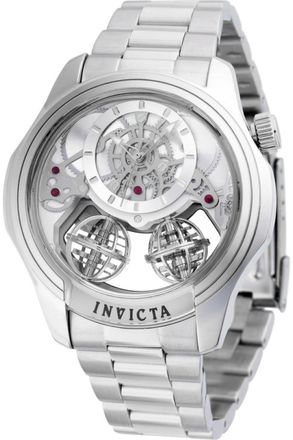 Invicta Specialty 50123 Herrenuhr - Quarzwerk - Edelstahl mit silbernem Zifferblatt - 46 mm