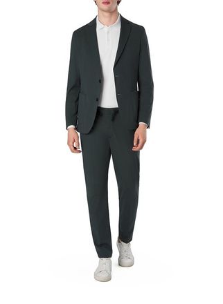 HUGO BOSS Herren Anzug gr&uuml;n Slim Fit